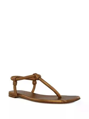 GIANVITO ROSSI Juno Knotted Thong Strap Sandals