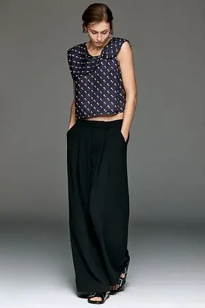 Maeve Draped Asymmetric Top
