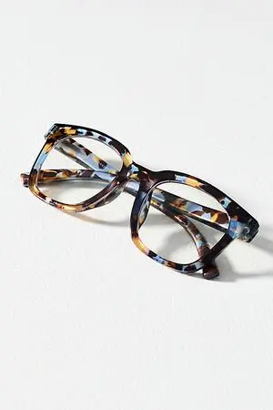 PEEPERS Blue Light Square Readers - Blue Quartz