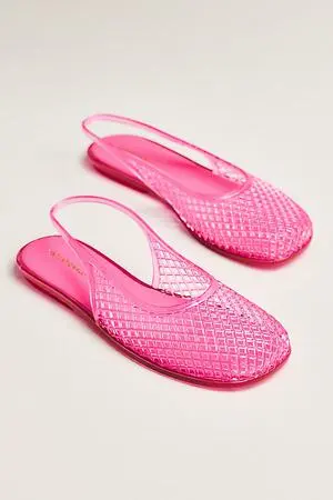 Intentionally Blank Nessa Jelly Woven Slingback Sandals