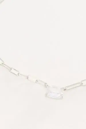 Anthropologie Suspended Crystal Lk Necklace