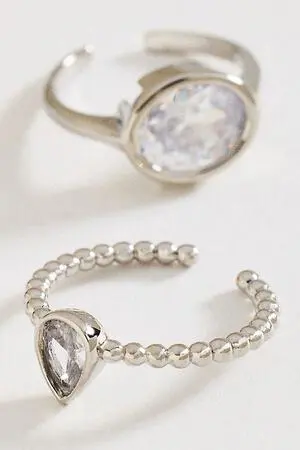 Anthropologie Silver Rings