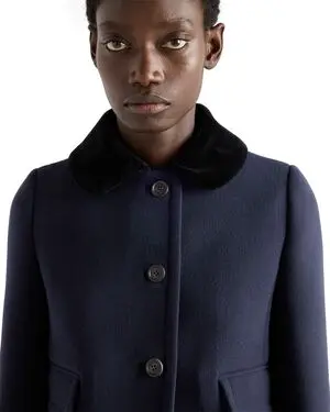 Prada Single-breasted Natté Fabric Jacket