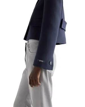 Prada Single-breasted Natté Fabric Jacket