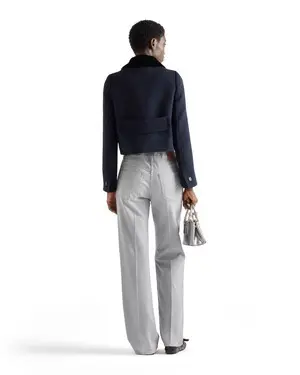 Prada Single-breasted Natté Fabric Jacket
