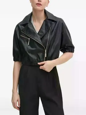 GAUDI Cropped Biker Jacket