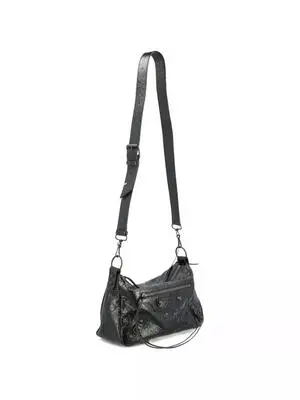 Balenciaga City Moto Shoulder Bag - Black