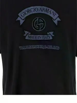 Giorgio Armani Logo-print Round-neck T-shirt