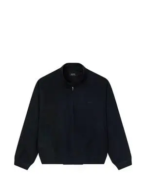 A.p.c. Logo-embroidered Jacket - Blue