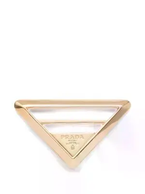 Prada Metal Scarf Ring - Gold