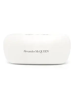 Alexander McQueen Spike Studs Rectangular-frame Sunglasses