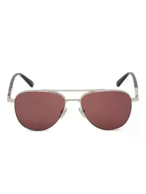 Gucci Pilot-frame Sunglasses - Silver
