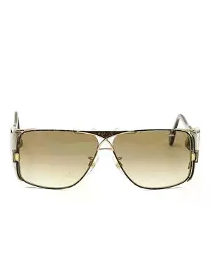 Cazal Rectangle-frame Sunglasses - Gold