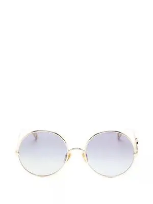 Chloé Round Sunglasses - Gold