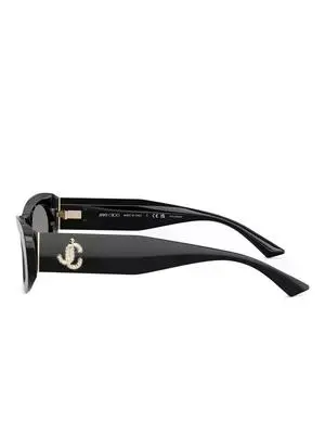 JIMMY CHOO Oval-frame Sunglasses