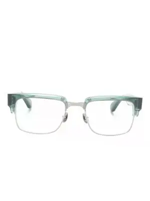 Matsuda Rectangle-frame Glasses - Green