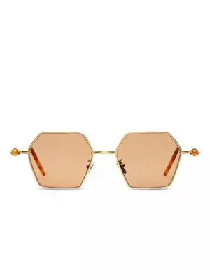 KUBORAUM Geometric-frame Sunglasses - Gold