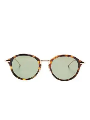 Thom Browne Round-frame Sunglasses - Brown