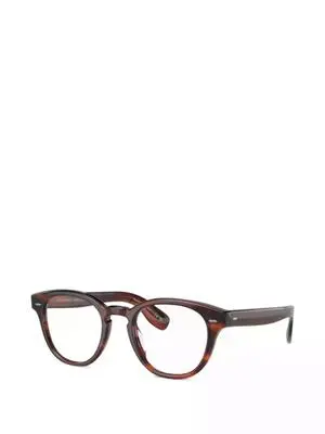 Oliver Spencer Round Frame Glasses - Brown