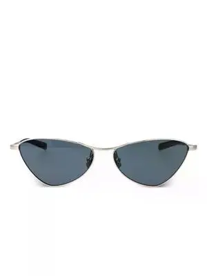 Saint Laurent Cat-eye Frame Sunglasses - Silver