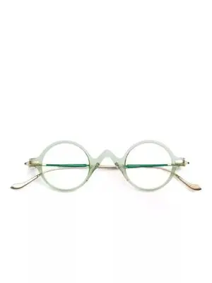 Matsuda Round-frame Glasses - Green