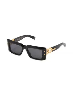 Balmain Imperial Square-frame Sunglasses - Black