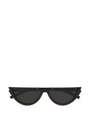 Saint Laurent Half Moon Tinted-lenses Sunglasses - Black