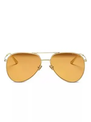 Valentino Garavani Pilot-frame Sunglasses - Gold