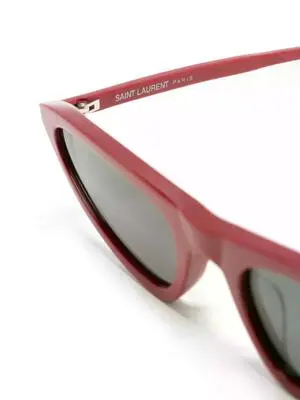 Saint Laurent Cat-eye Frame Sunglasses - Red
