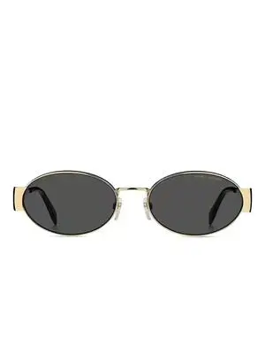 Marc Jacobs Oval-frame Sunglasses - Gold