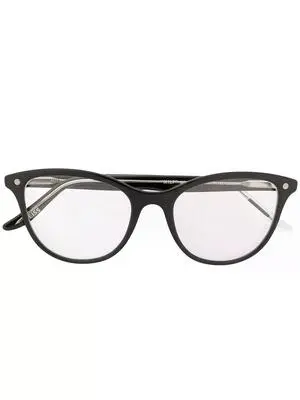 SNOB Cat-eye Frame Glasses - Black
