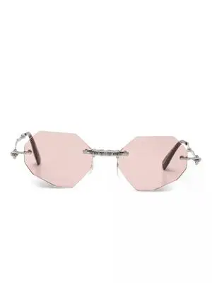 KUBORAUM Geometric Frame Sunglasses - Silver