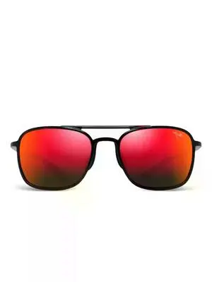 Maui Jim Keokea Square Sunglasses - Red