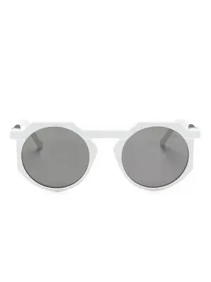 VAVA EYEWEAR Round-frame Sunglasses - White