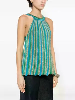 CIRCUS HOTEL Striped Sleeveless Top
