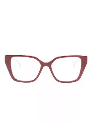 Gucci Cat-eye Frame Eyeglasses - Red