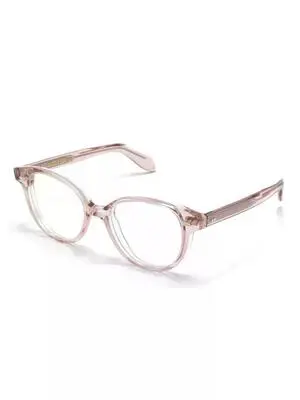 CUTLER & GROSS Translucent Round Frame Glasses