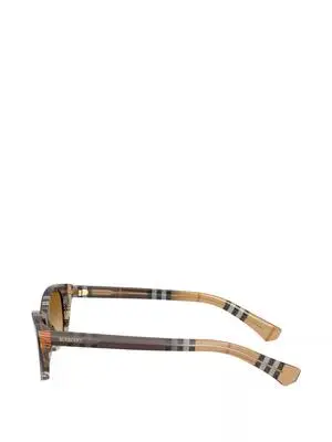 Burberry Checked Cat-eye Sunglasses - Neutrals