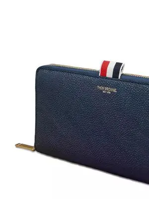 Thom Browne Grained Long Zip Wallet