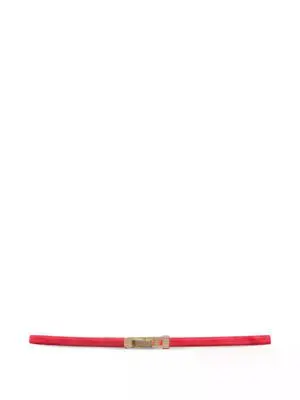 Alberta Ferretti Buckle Belt - Red