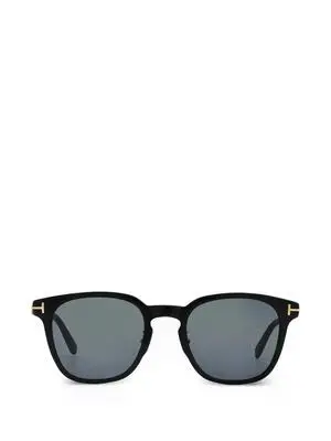 TOM FORD Full Rim Square Sunglasses - Black