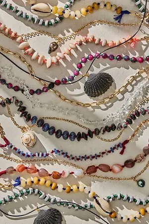 Colorful vintage necklaces