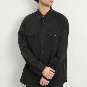 Studio Nicholson Louro Cotton Linen Utility Shirt