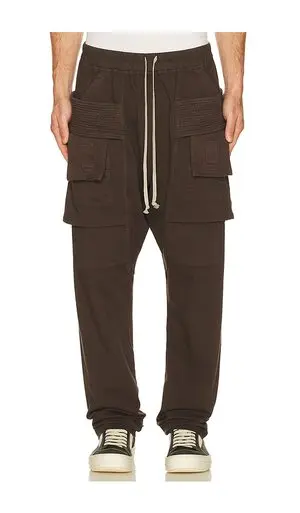 Rick Owens Creatch Cargo Drawstring - Grey
