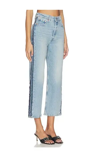 LEVI'S Ribcage Ankle Decon Straight Denim - Blue