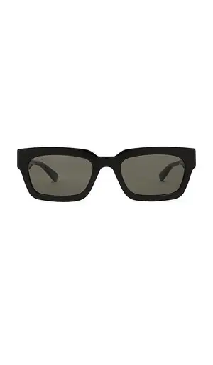 Gucci G Monogram Rectangle Sunglasses Black