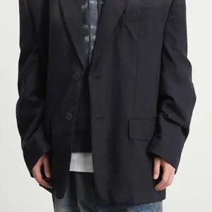 Balenciaga Shadow Prince Of Wales Check Blazer