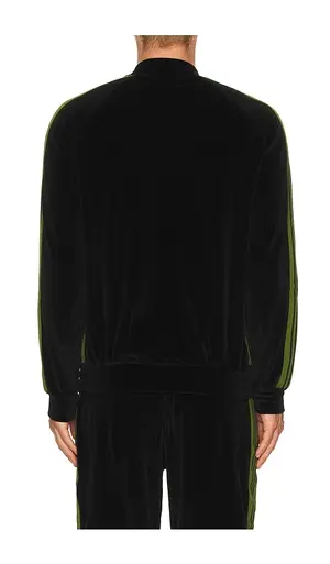 Needles Rib Collar Track Jacket Cpe Velour