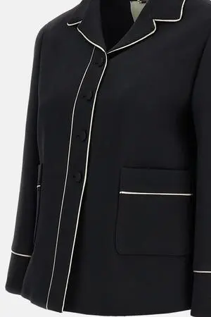 Fendi Tailored Wool And Silk Jacket