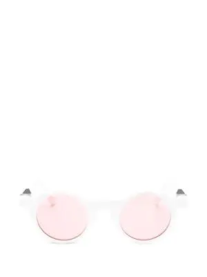 VAVA EYEWEAR Round Frame Sunglasses - White
